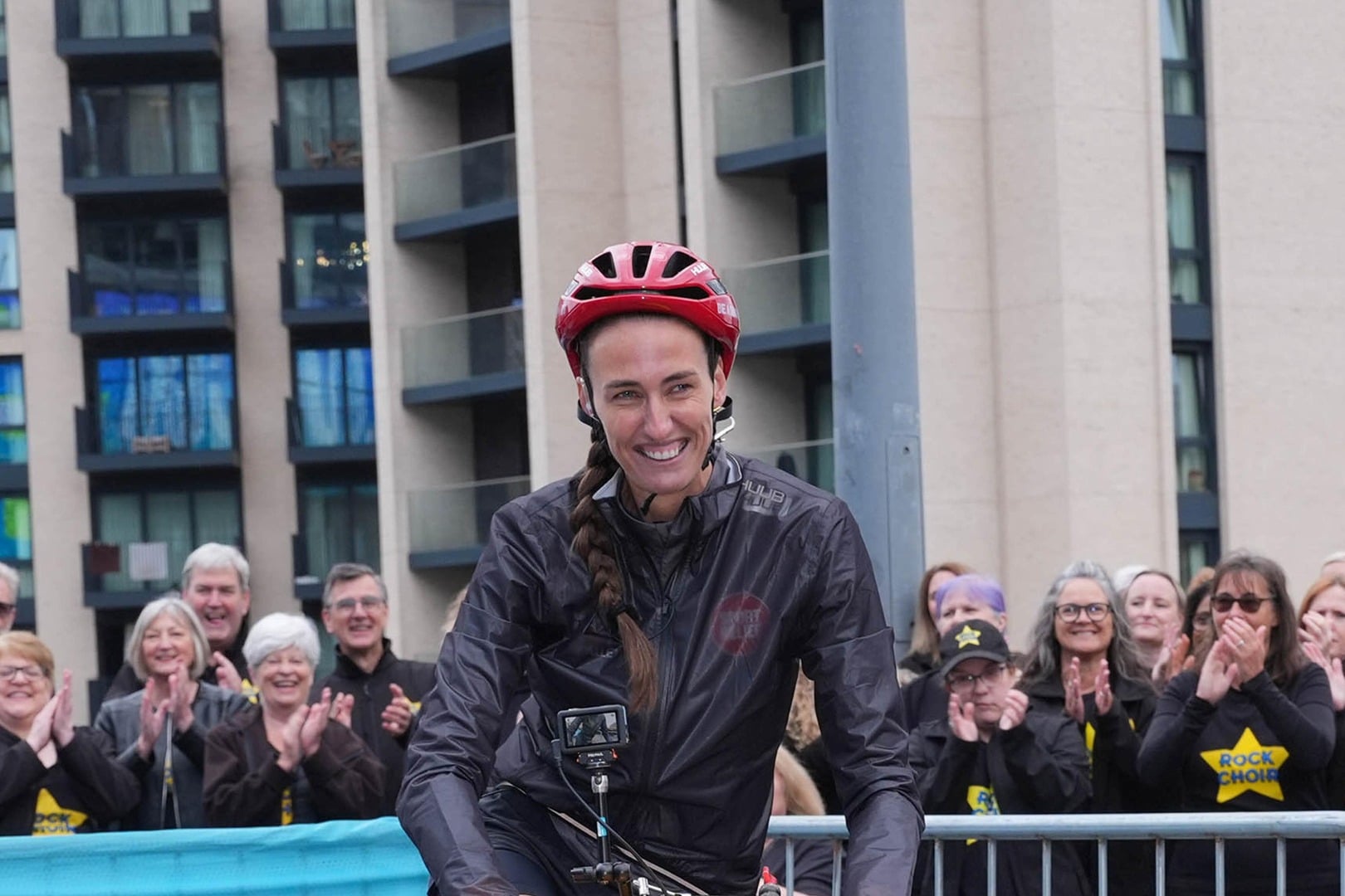Jill Scott sets off for five-day 388-mile Sport Relief challenge ...