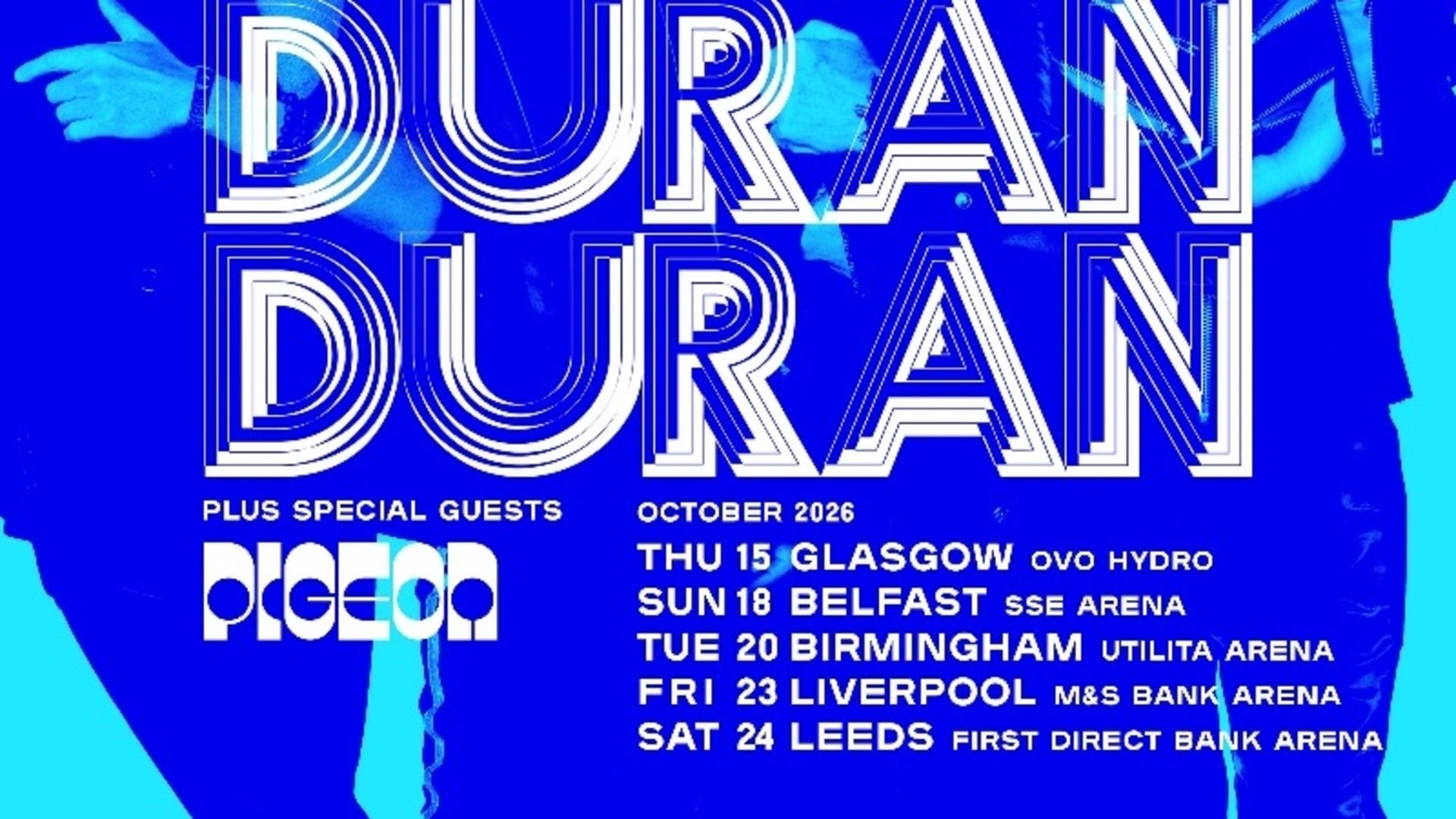 Duran Duran announce 2026 UK arena tour dates | Belfast Telegraph