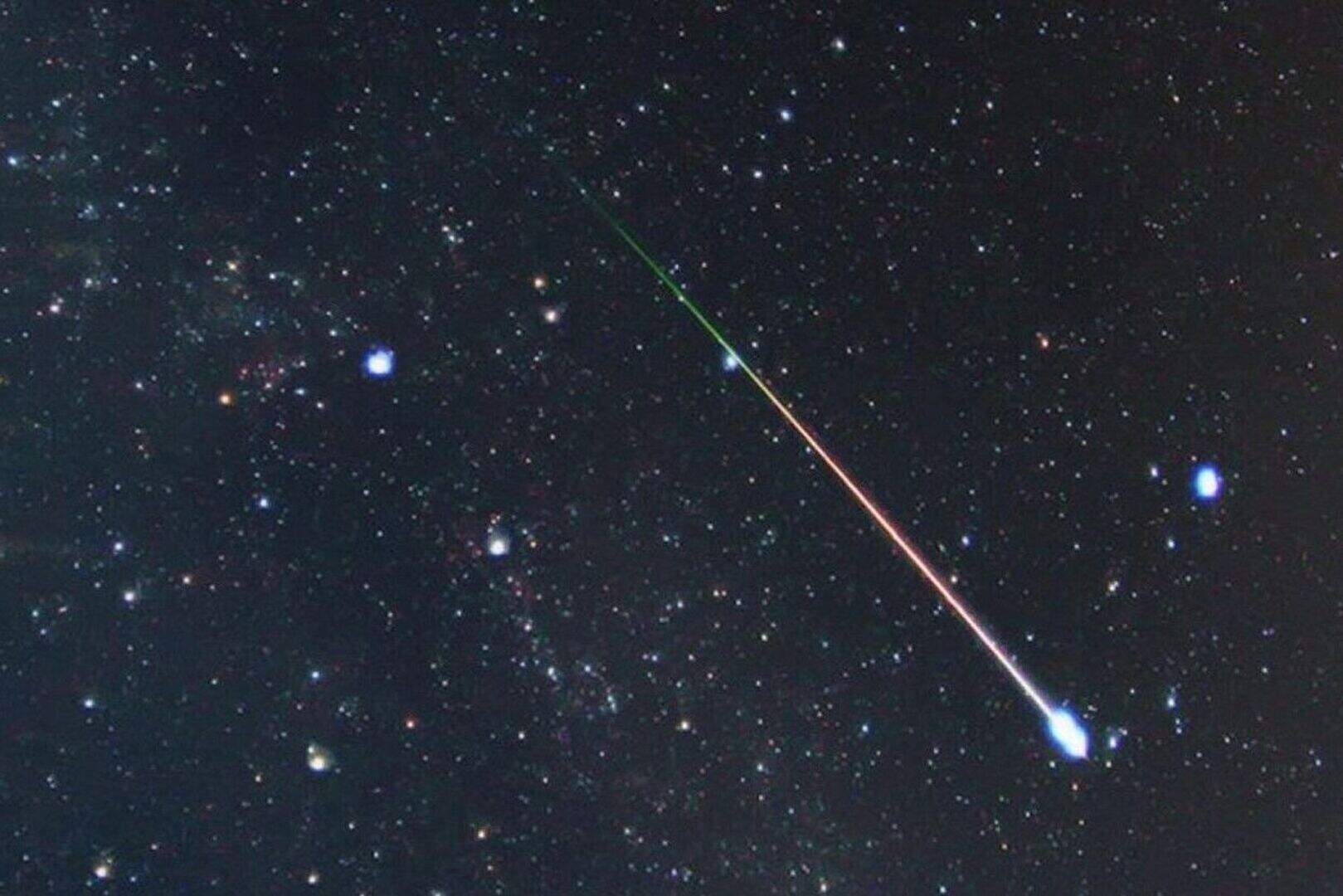 Perseid meteor shower: moon and International Space Station line up to ...
