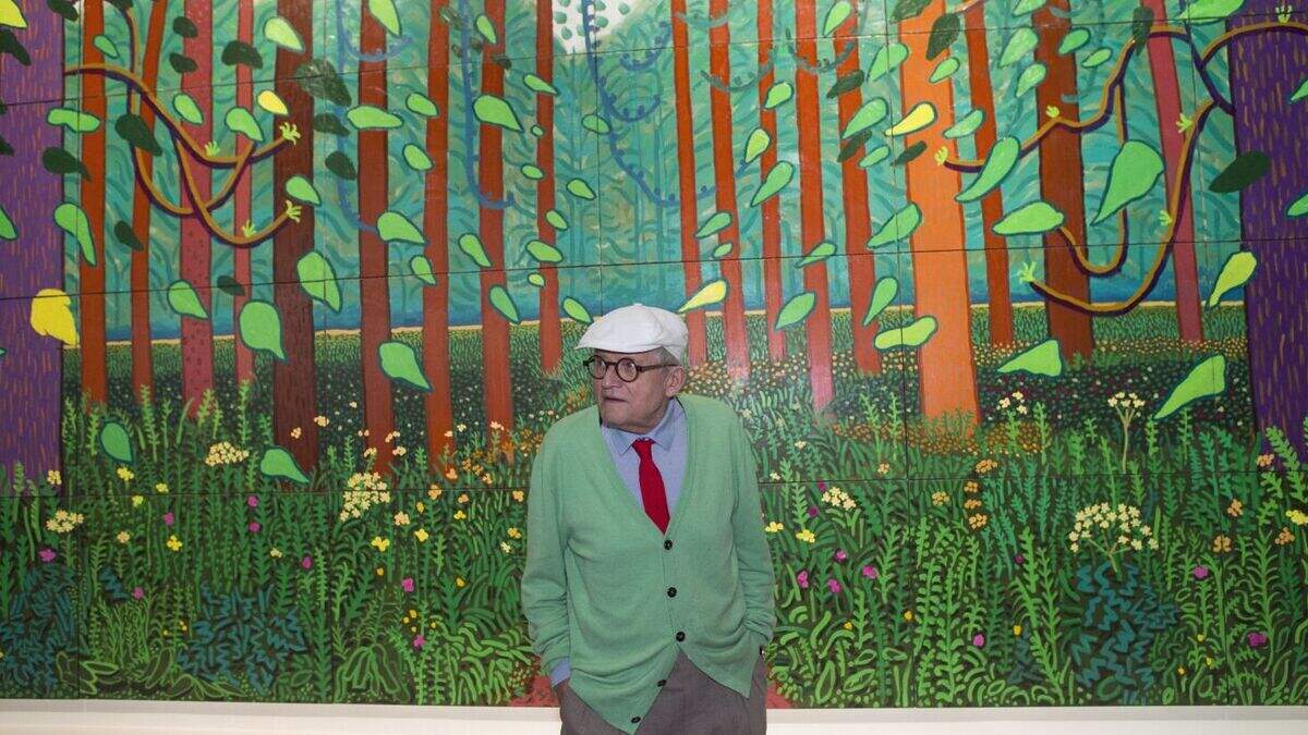 David Hockney says his painting has improved with onset of hearing loss ...
