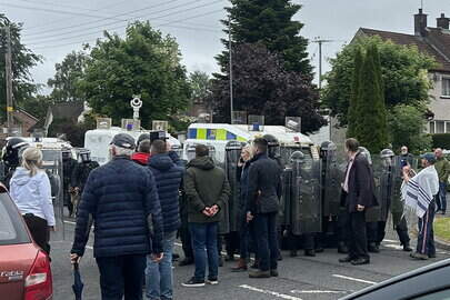 Scarva Palestine march: DUP attacks PSNI 'two-tier policing' | Belfast ...