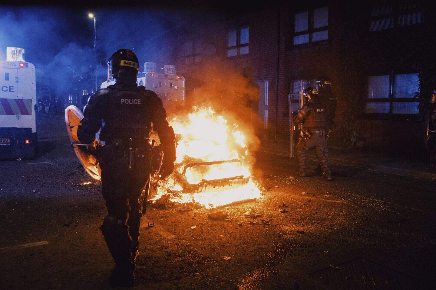 Ballymena rioter jailed after hurling masonry at police during summer ...
