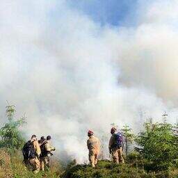 Wildfires burn across Northern Ireland: Irish Air Corps helicopters ...