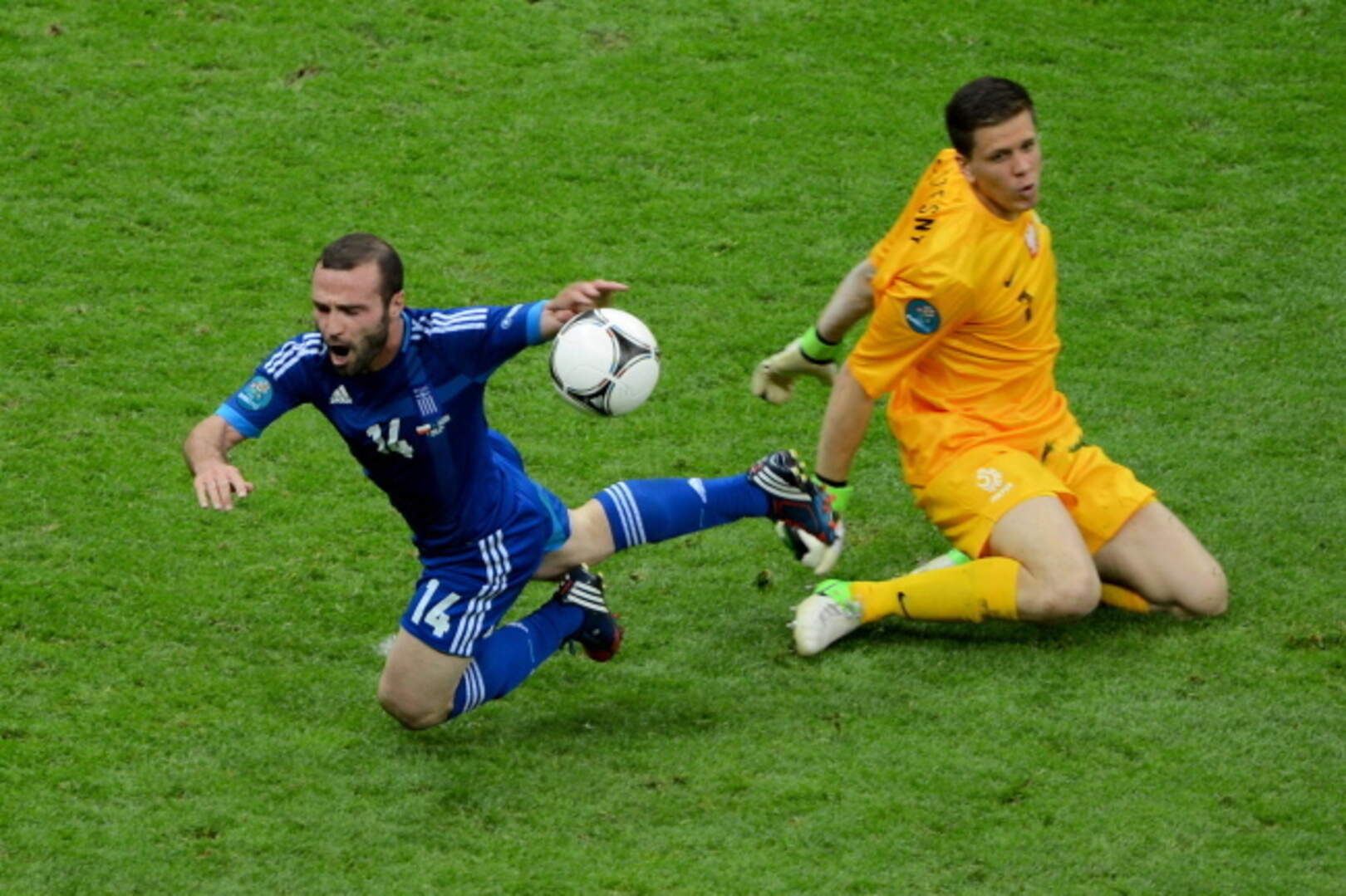 Euro 2012: Dramatic opening game sees Poland and Greece share points ...