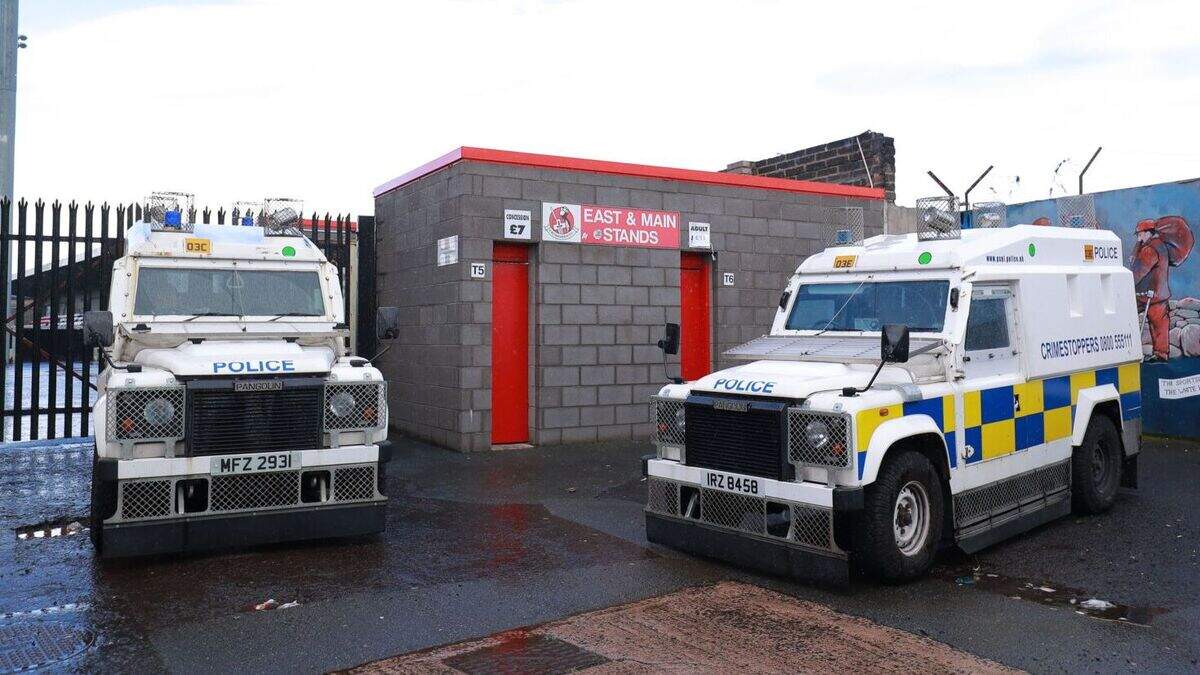 Crusaders football club's ground searched by UVF probe police | Belfast ...