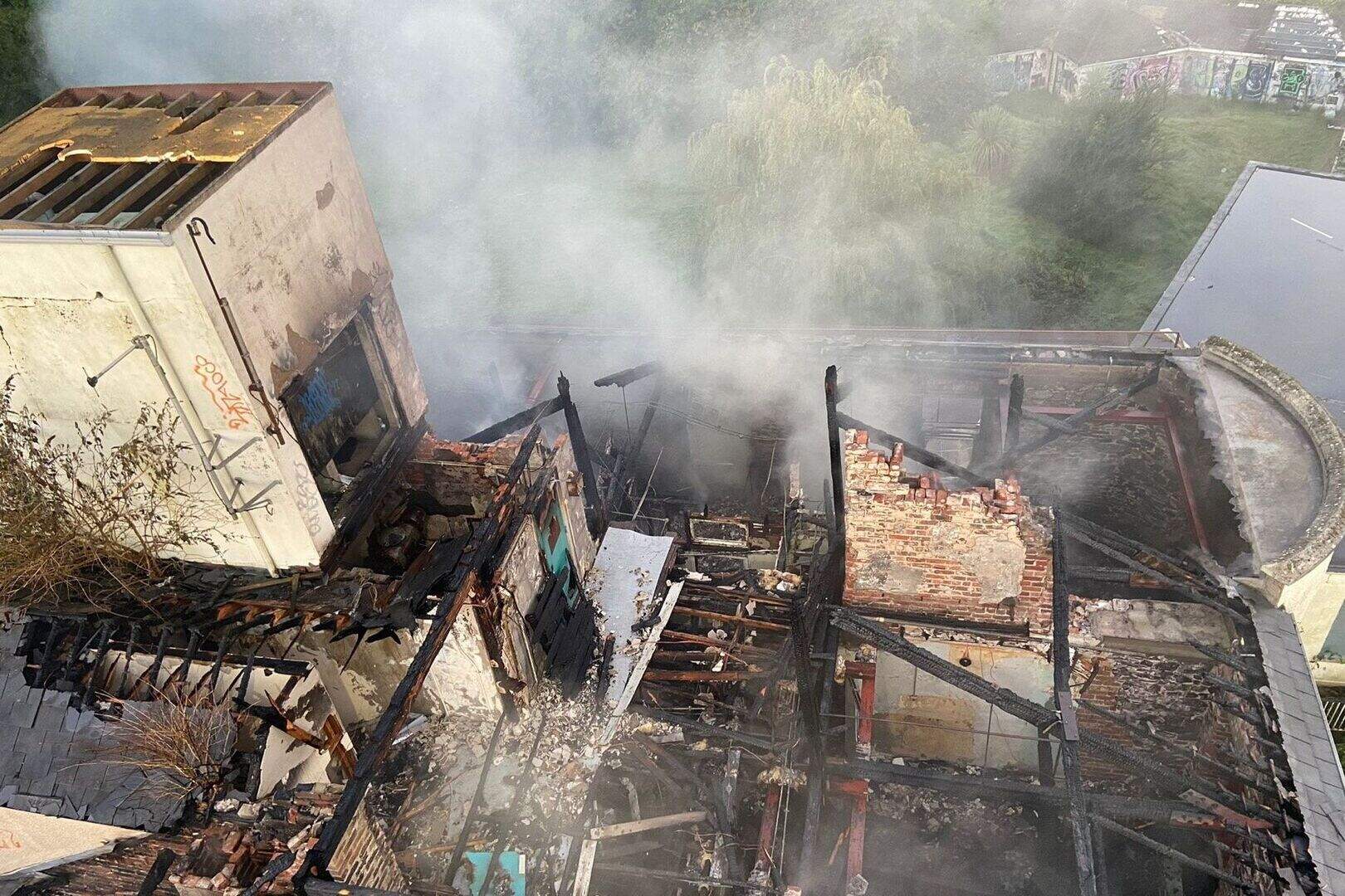 Forster Green Hospital: Firefighters tackle blaze at former Belfast ...