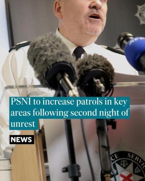 PSNI to increase patrols in key areas following second night of unrest ...