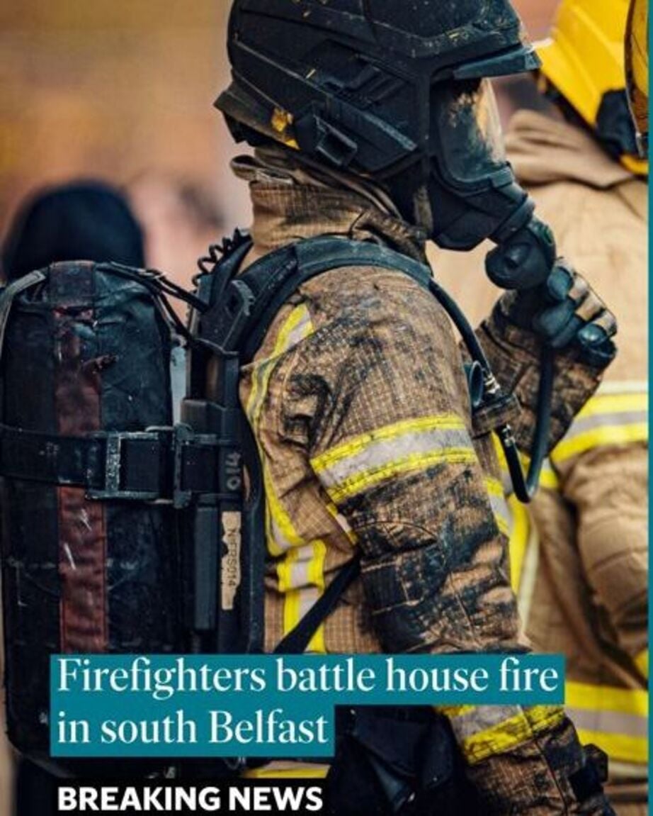 Firefighters battle house fire in south Belfast | Belfast Telegraph