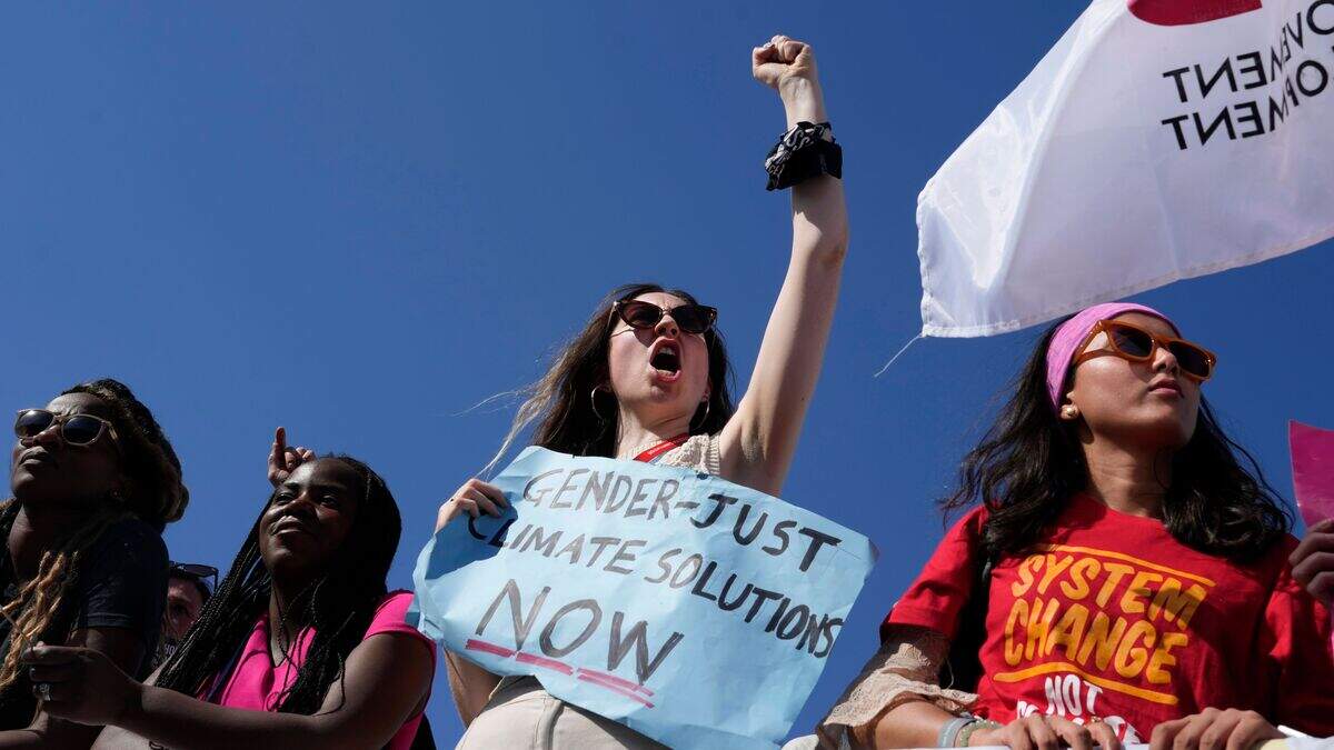 Hundreds of climate campaigners stage protest at Cop27 summit | Belfast ...