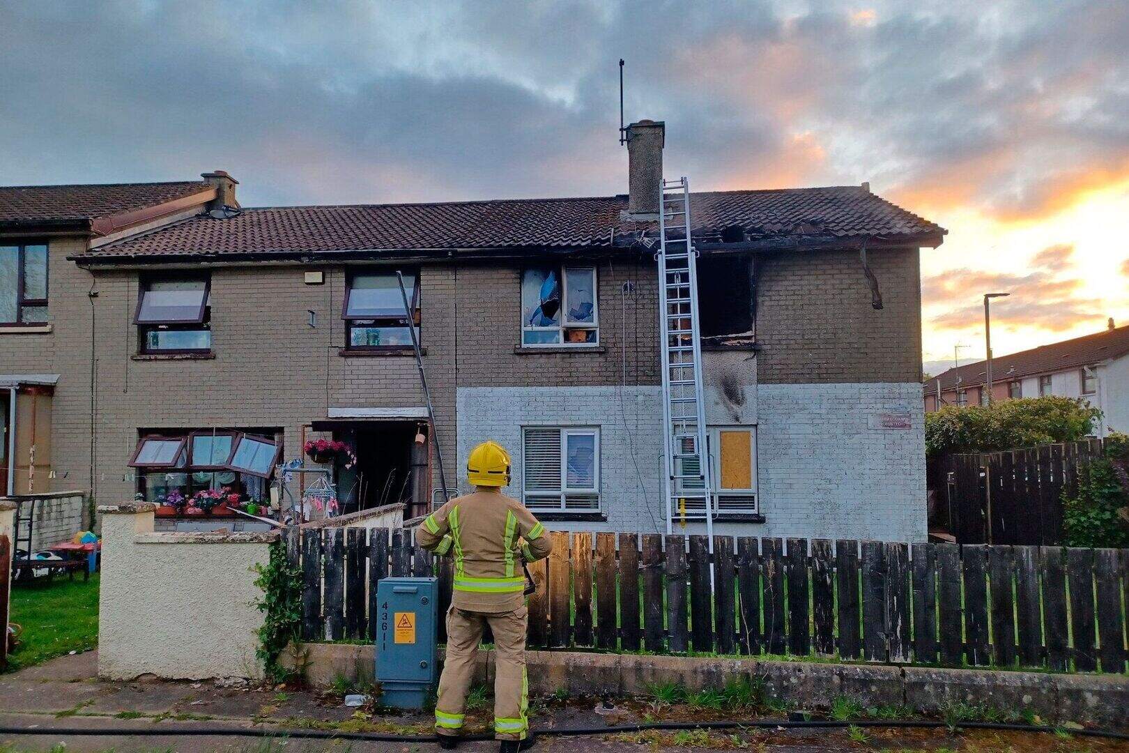 Probe after arson attack and windows smashed at Ballymena house ...