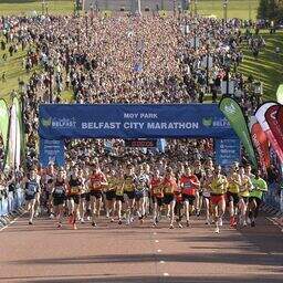 Belfast City Marathon: Photos as new men’s record is set with NI podium ...