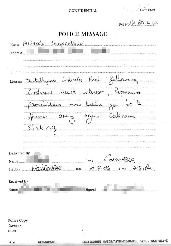 MI5 and MI6 cover-up over IRA informer Stakeknife revealed | Belfast ...
