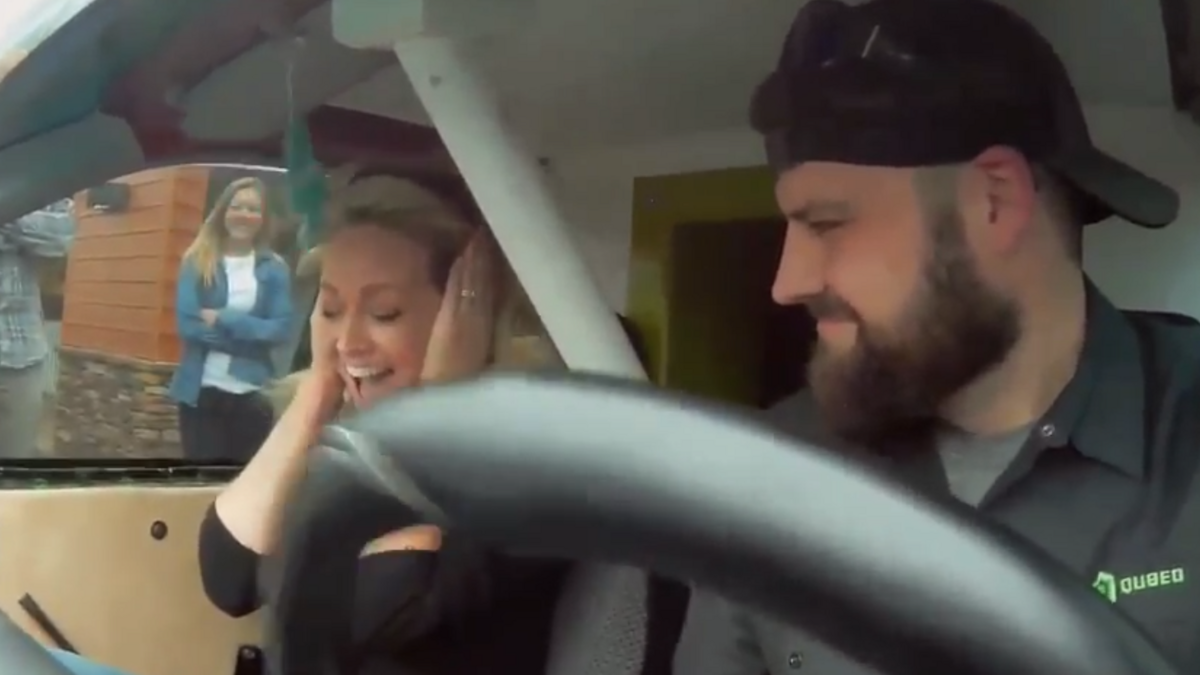 This woman’s hair-raising reaction to bass speakers needs to be seen to ...