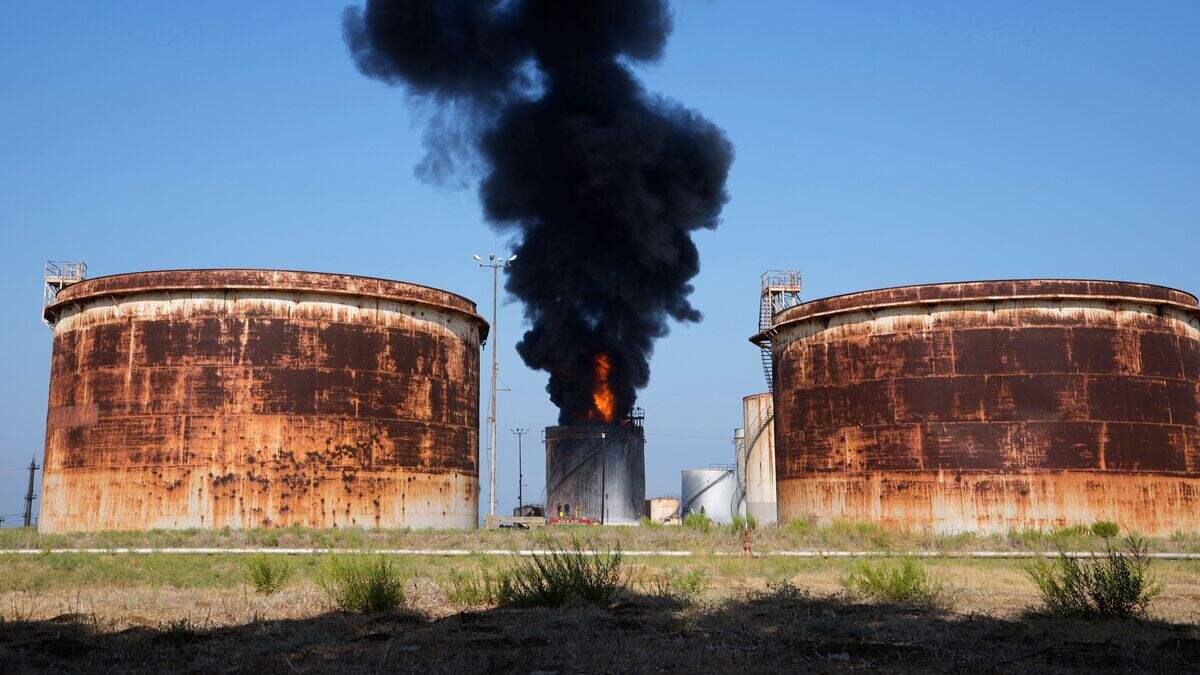 Huge fire breaks out at oil facility in southern Lebanon | Belfast ...