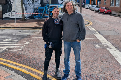 Gary Lightbody delighted to see mural of his face painted over... with ...
