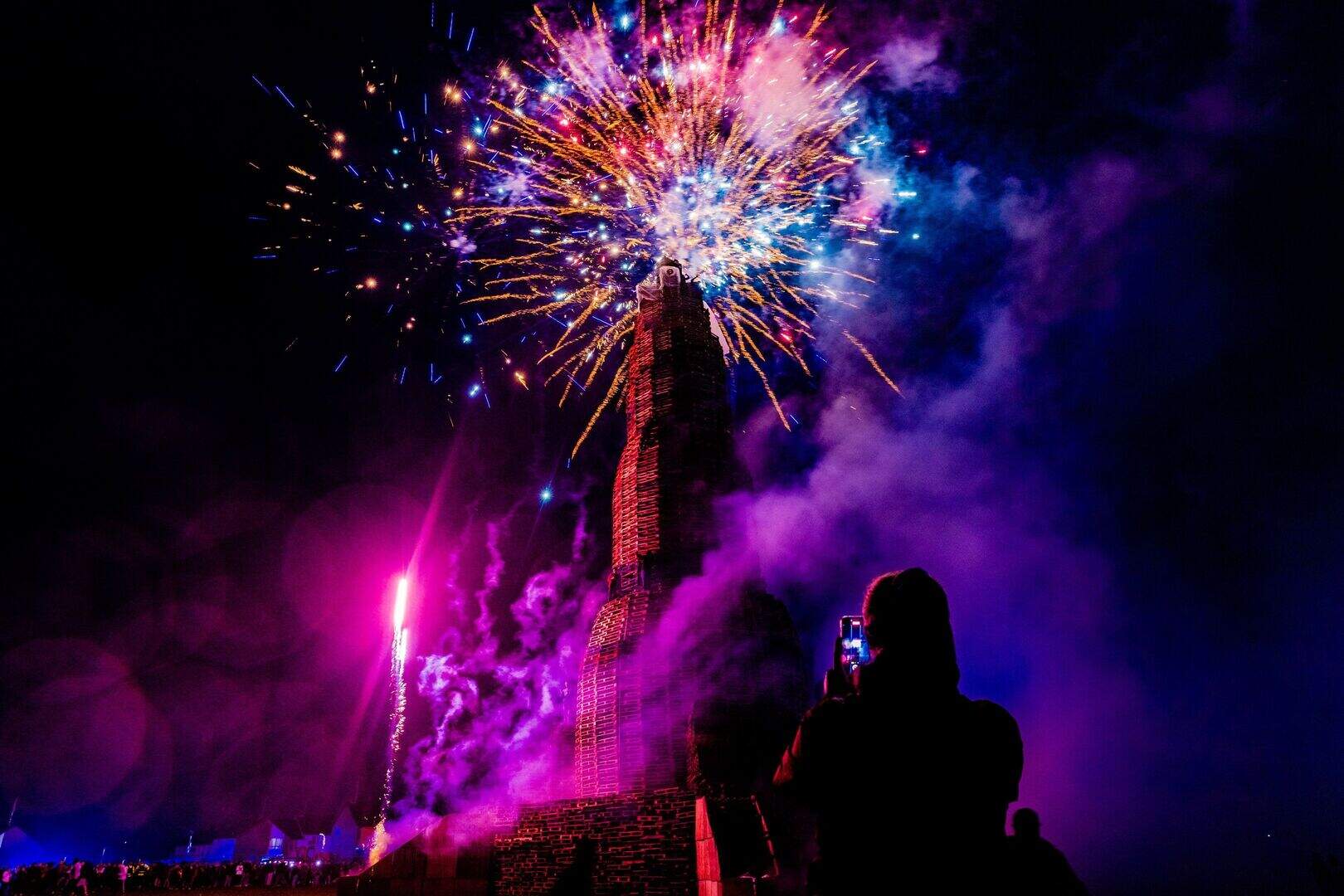 Twelfth of July: Eleventh Night bonfires lit across Northern Ireland ...