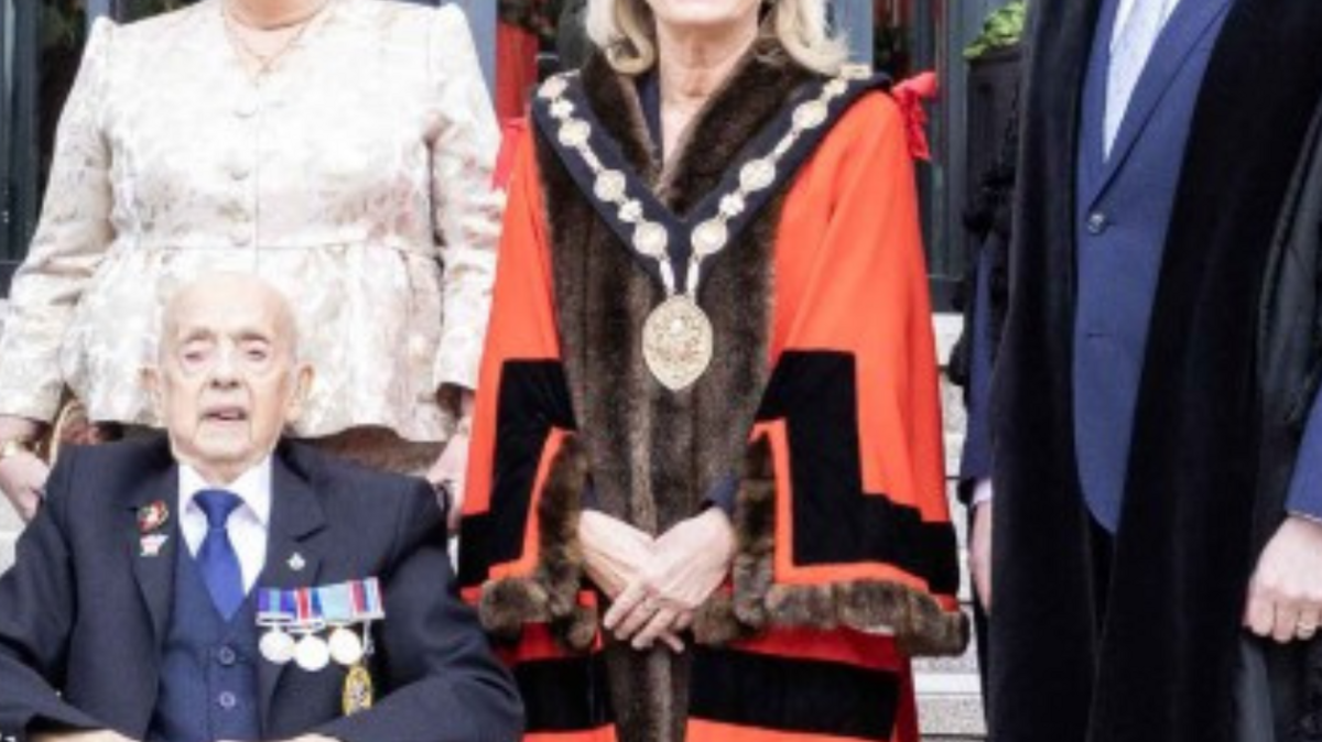 99-year-old NI veteran has received the Freedom of the City in Lisburn ...
