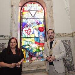 Belfast City Hall: LGBTQ+ stained glass window hailed as sign of ...
