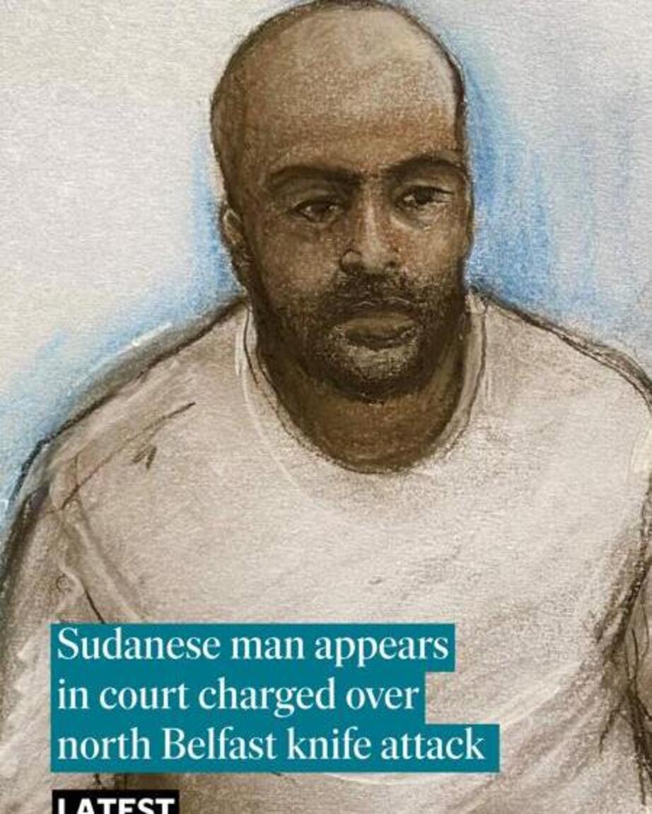 Court hears north Belfast stabbing victim lost his left eye as Sudanese ...