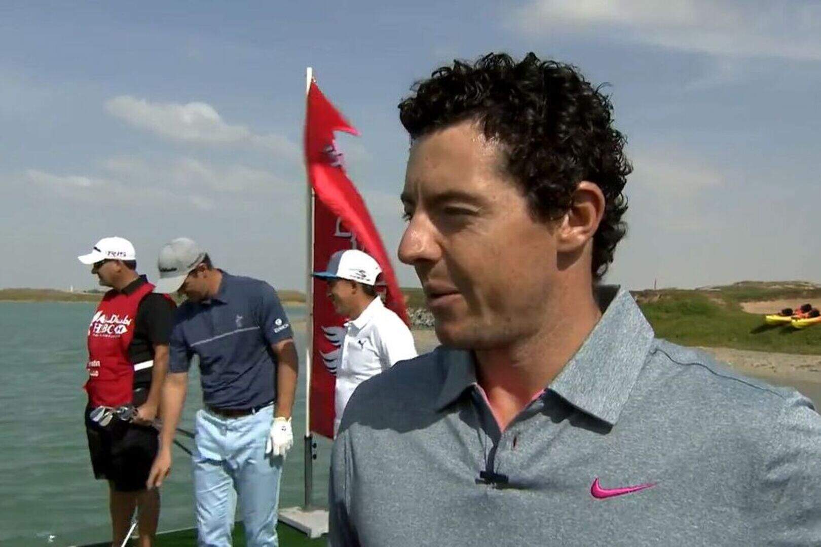 Video: Rory McIlroy takes part in a unique 'pitch n' paddle' challenge ...