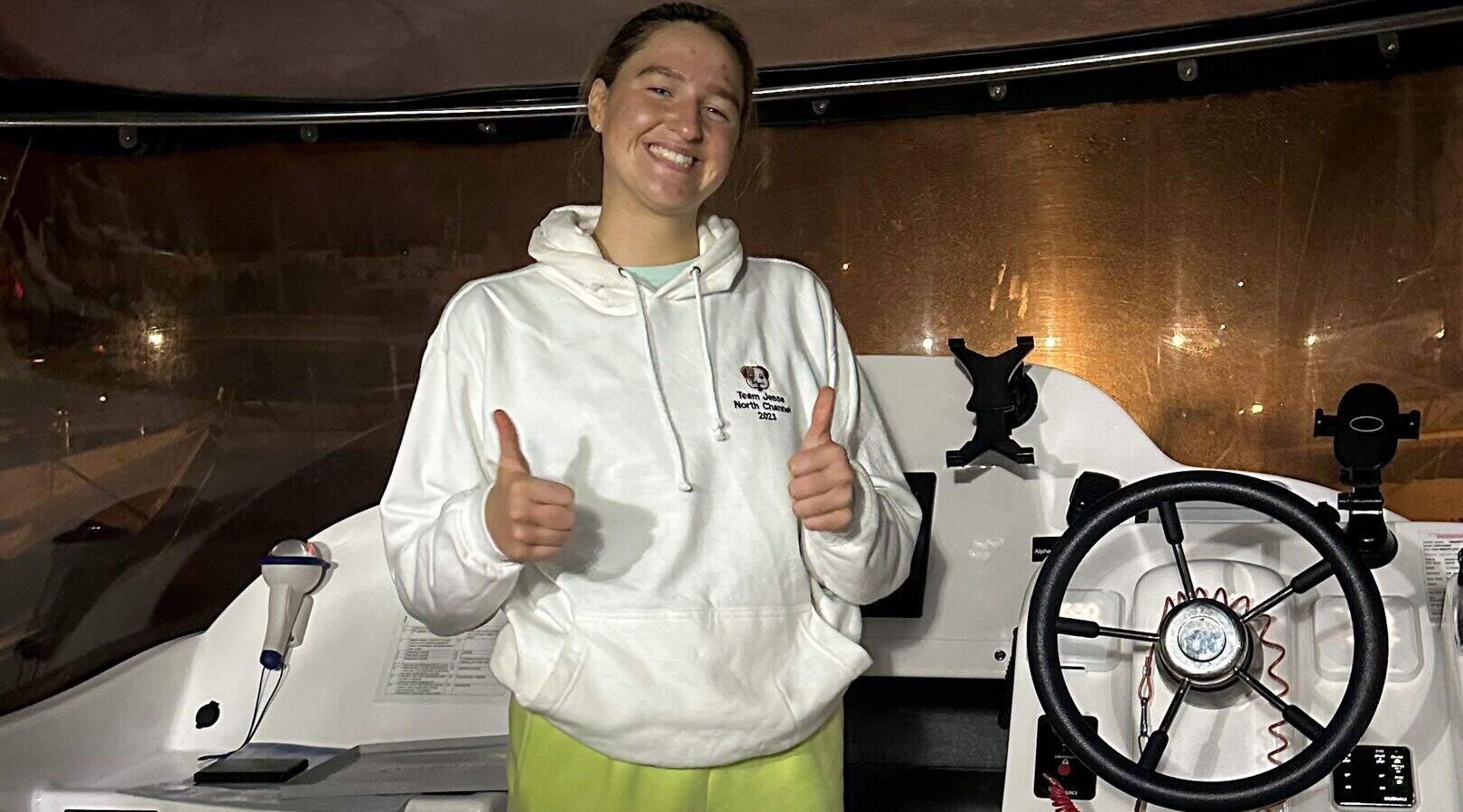 NI swimmer Jessika Robson (18) becomes youngest to complete Irish ...