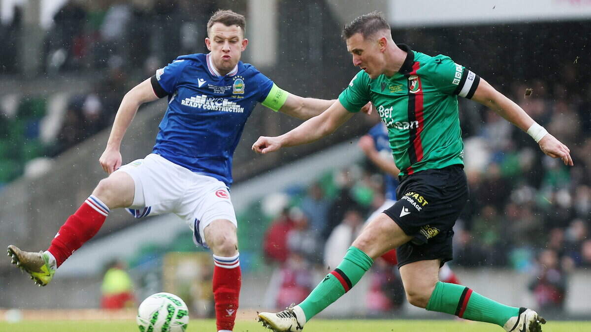Irish League: Linfield's Kyle McClean shines light on hidden benefit of ...
