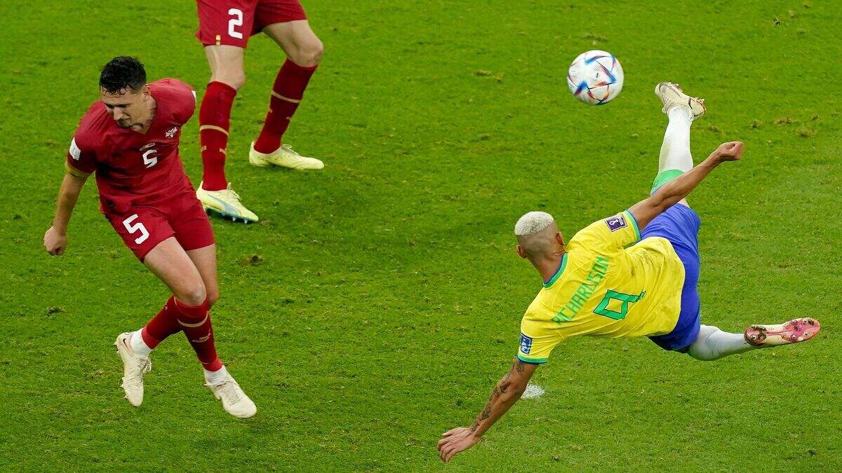 Two-goal Richarlison caps Brazil victory over Serbia with spectacular ...