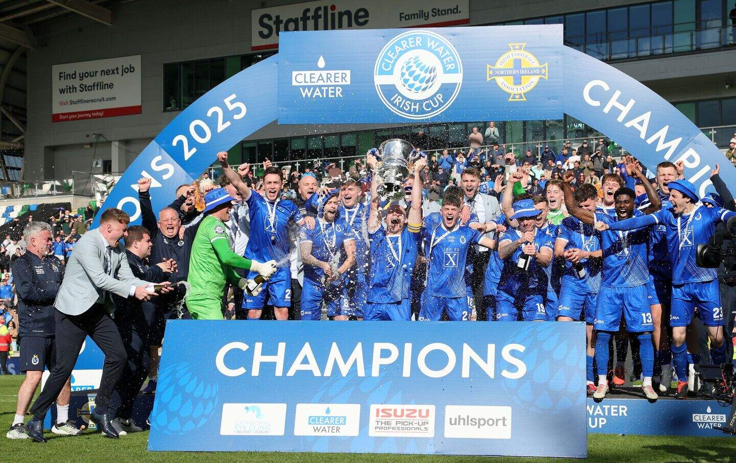 Irish Cup final Dungannon v Coleraine: Can Swifts make history again ...