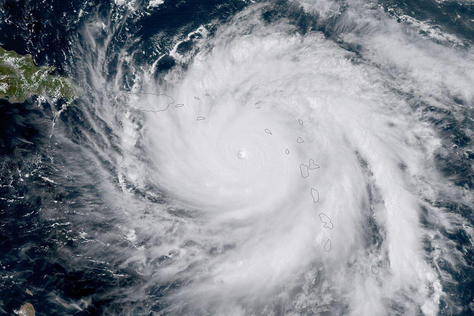 Watch Hurricane Maria move over the Caribbean from the International ...