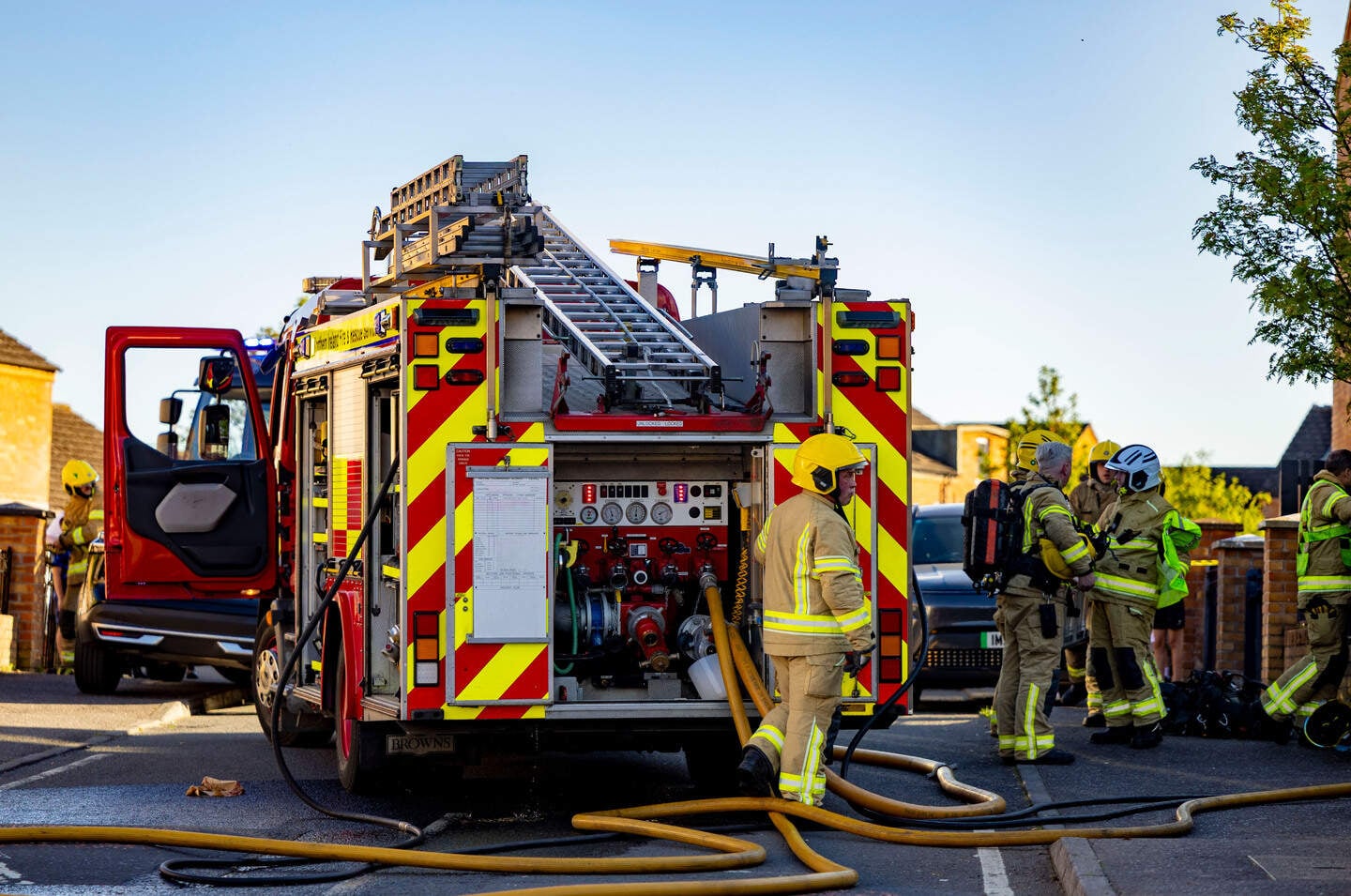 North Belfast: Firefighters tackle house blaze on Elimgrove Street ...