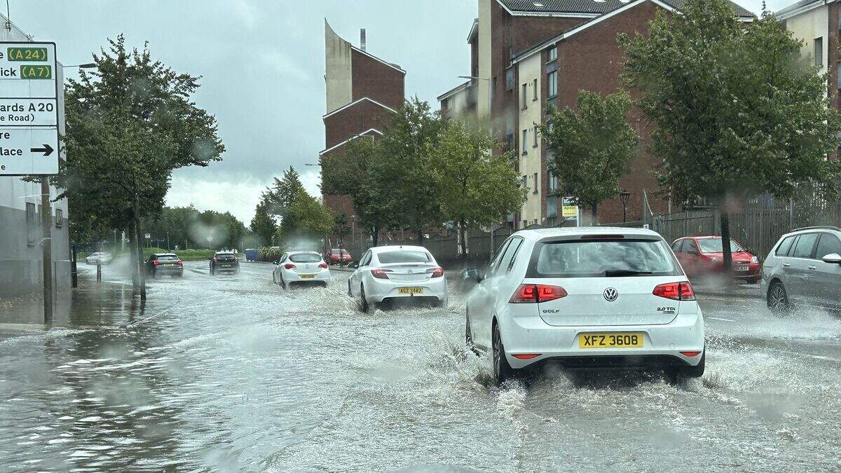 Northern Ireland weather: Flooding in east Belfast as Storm Antoni ...