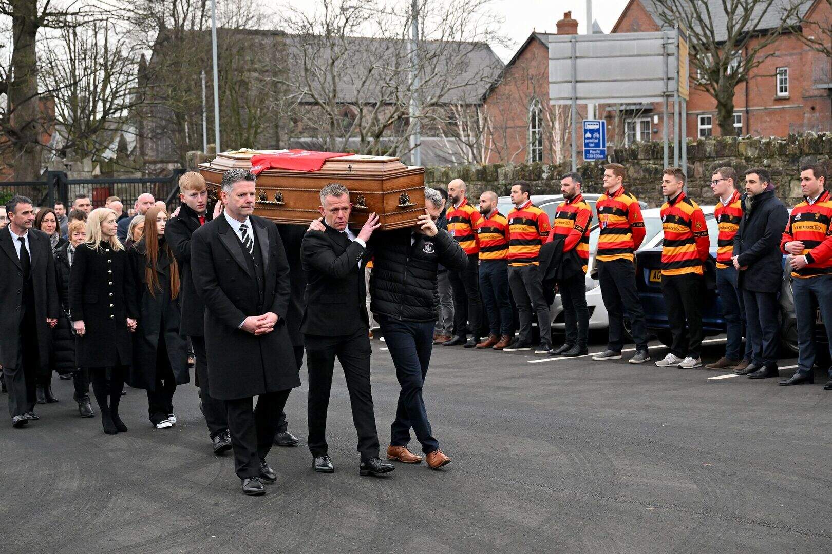 Jody Gormley: GAA President and former players turn out for Tyrone ...