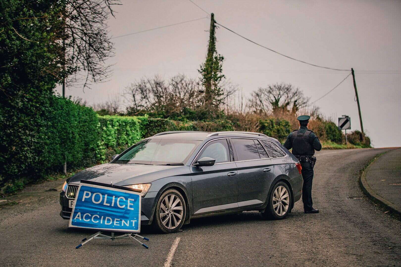 Road closed in Dunmurry: serious motorbike collision on Queensway ...