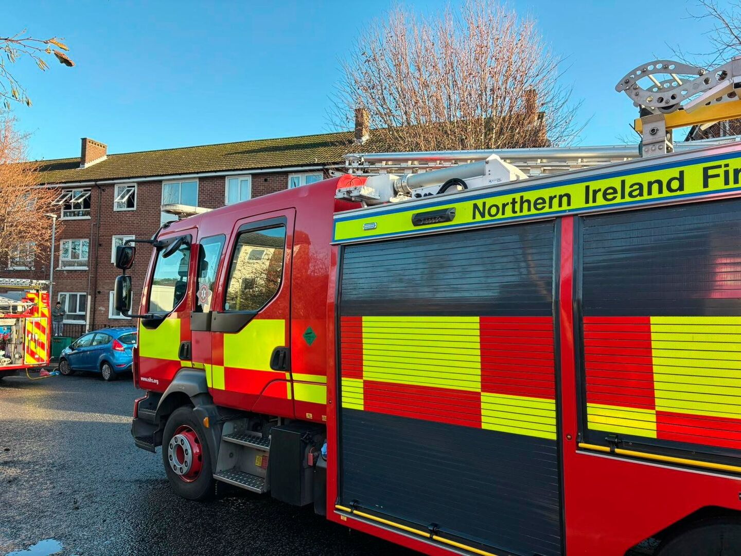 Queen Victoria Gardens: Emergency services at the scene of serious flat ...