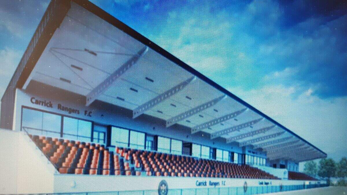 Irish League club gets green light for new stand including bar and gym ...