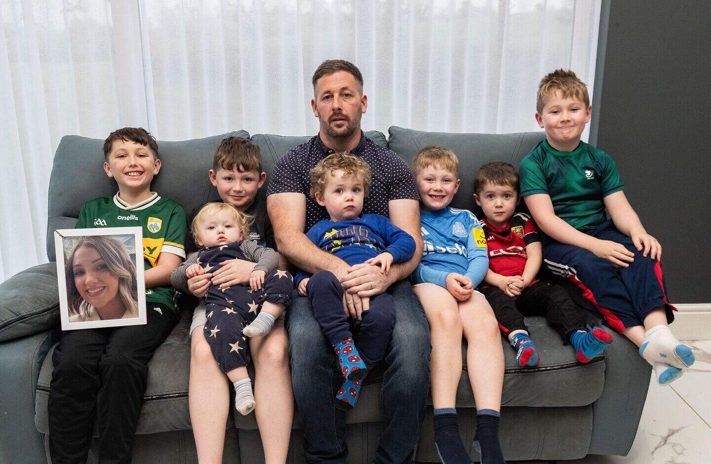 Dad of seven on coping with grief after death of his wife: ‘Mummy’s an ...