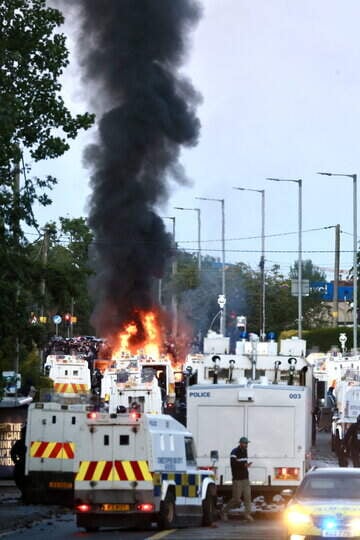 Northern Ireland race riots: PSNI response under fire | Belfast Telegraph