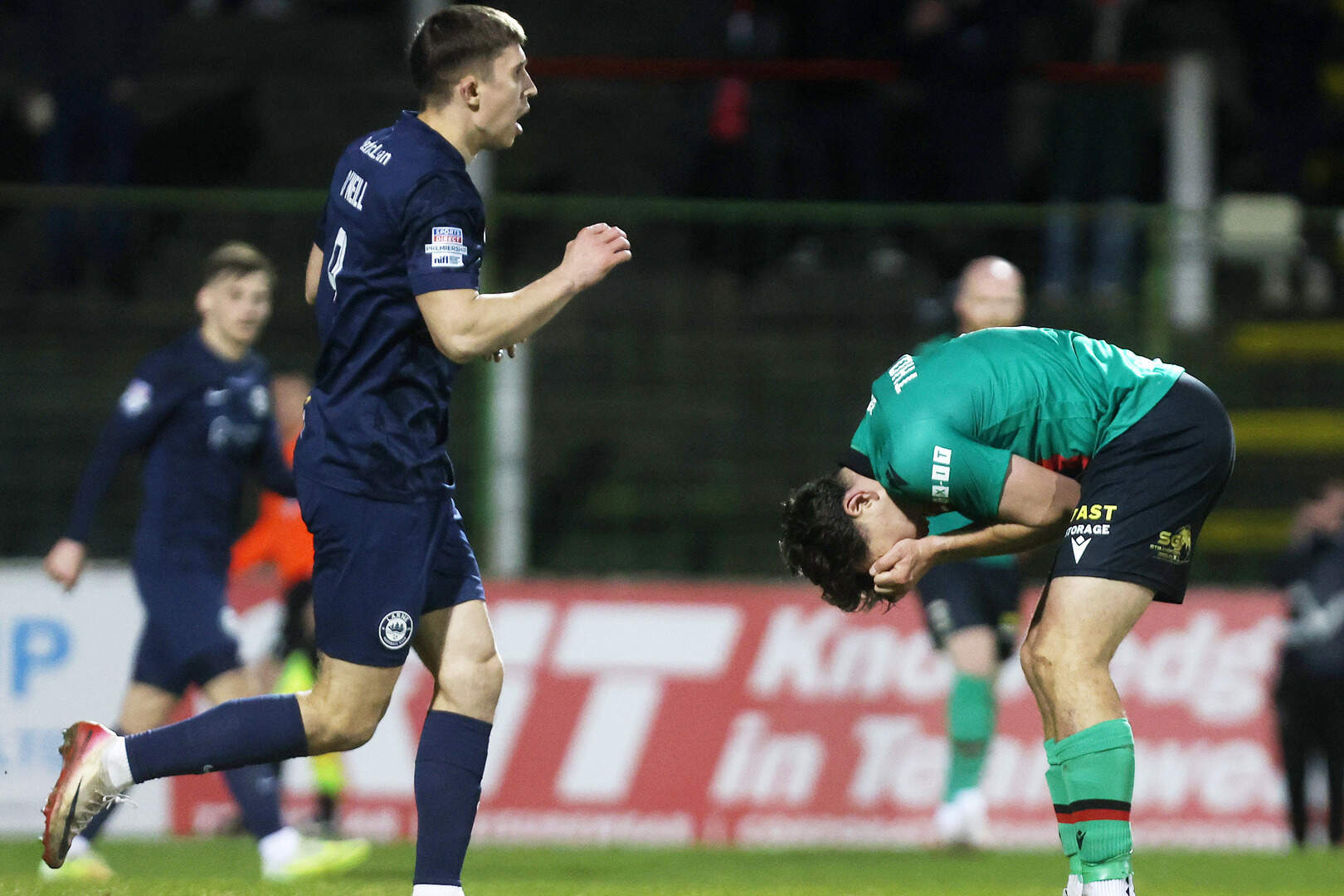 Advantage Larne in Premiership title race as scoreless draw at ...