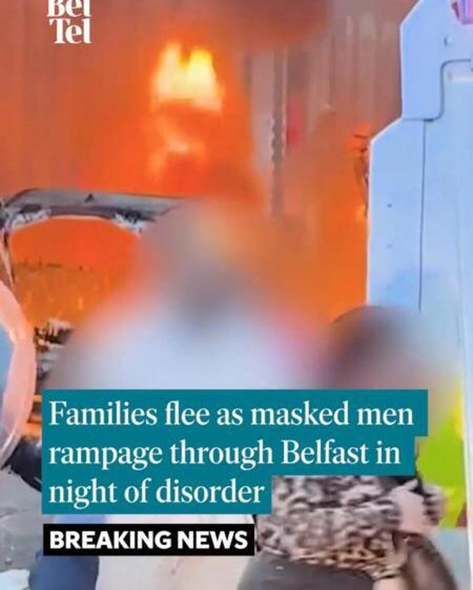 Homes burnt as Belfast sees worst night of disorder in over a decade ...