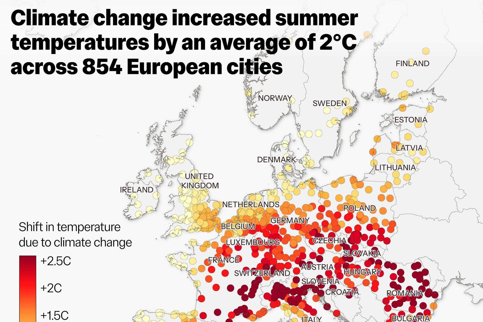 Climate change-linked heatwaves killed 14 people in Belfast over the ...