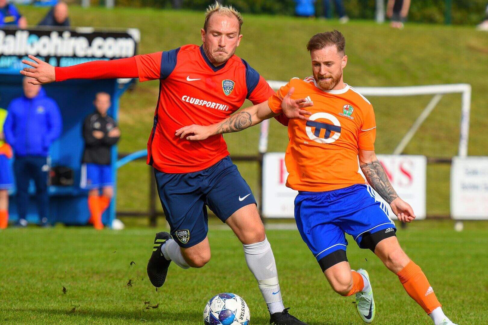 Hot shot Burns fires five-star Dunmurry Young Men to derby demolition ...