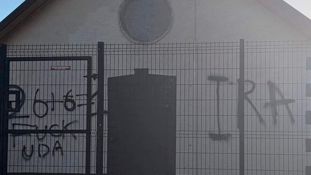 Rasharkin Orange Hall attack: Sectarian graffiti sparks tension ...