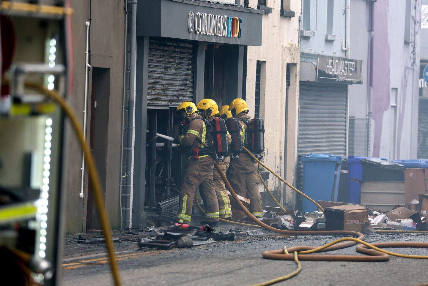 Conway Square, Newtownards: Firefighters at scene of blaze at ...