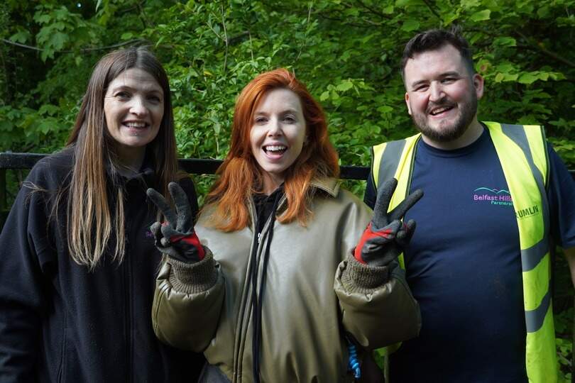 Stacey Dooley Belfast litter clean up: BBC documentary day | Belfast ...