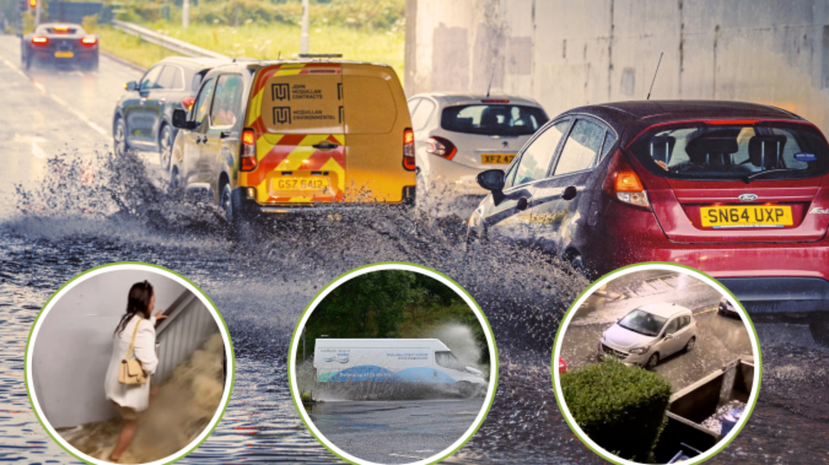 Watch: Flash Flooding hits parts of Northern Ireland | Belfast Telegraph