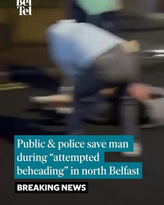 North Belfast attempted murder: Public & police save man during ...