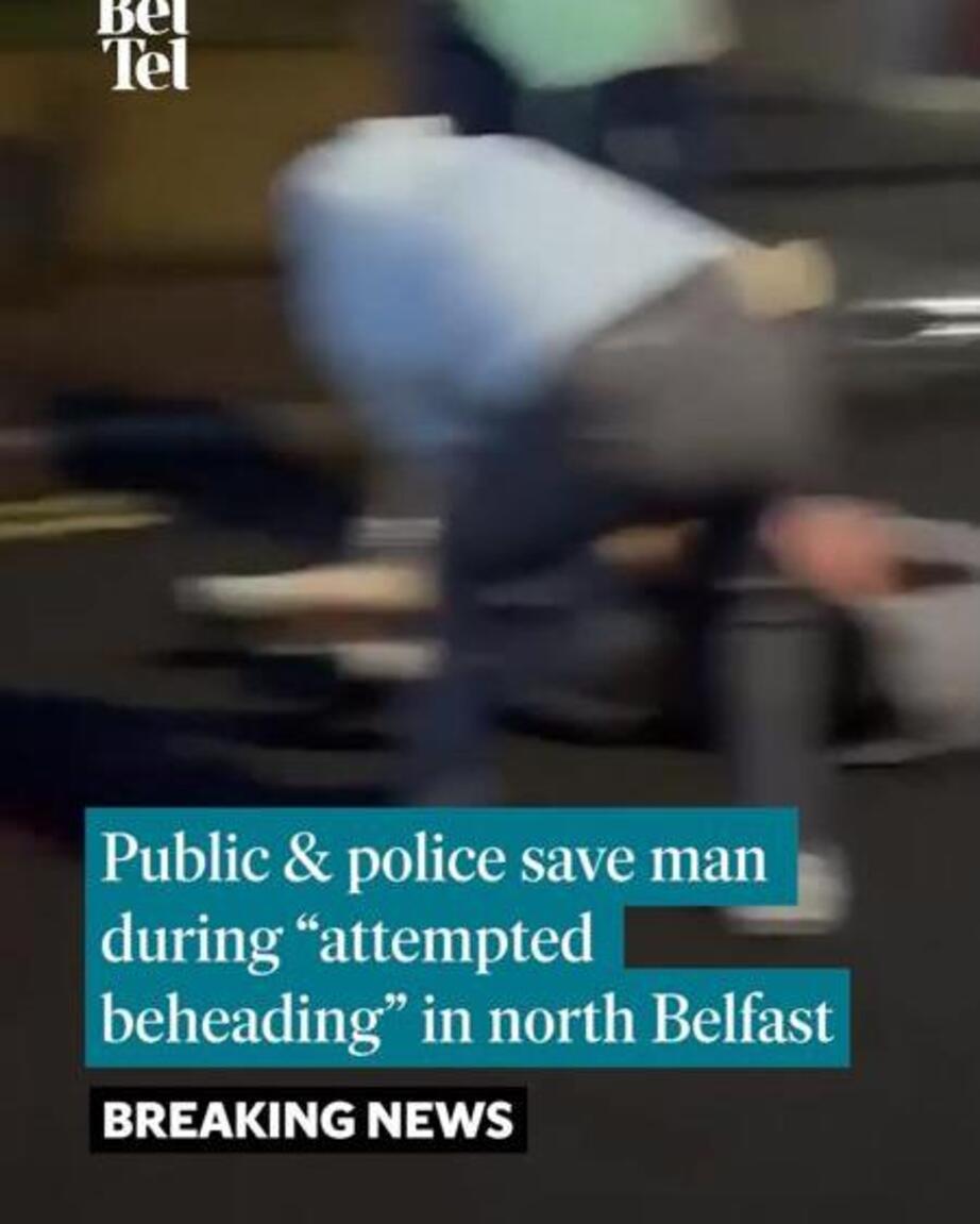 North Belfast attempted murder: Public & police save man during ...