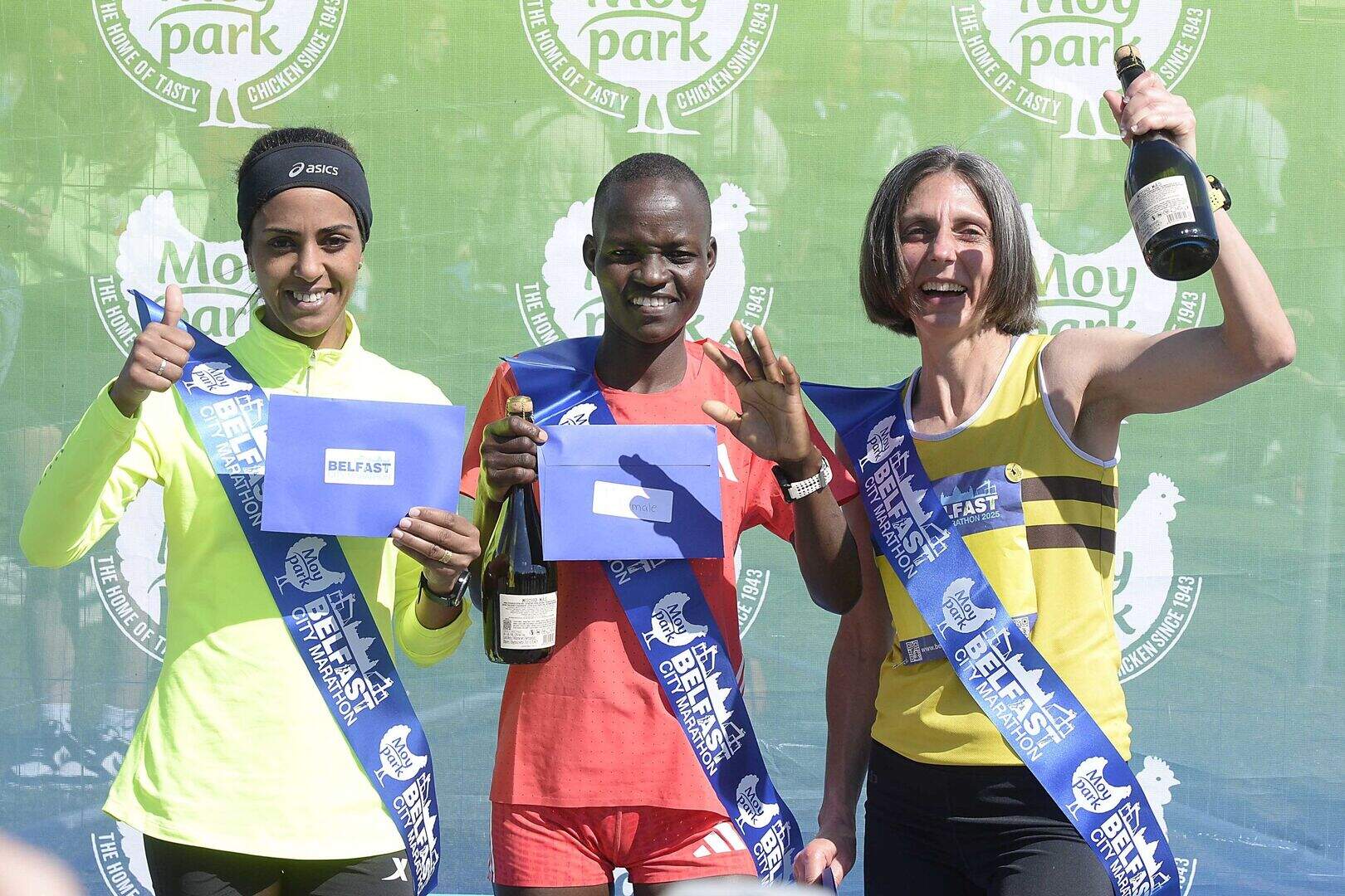 Belfast City Marathon: Photos as new men’s record is set with NI podium ...
