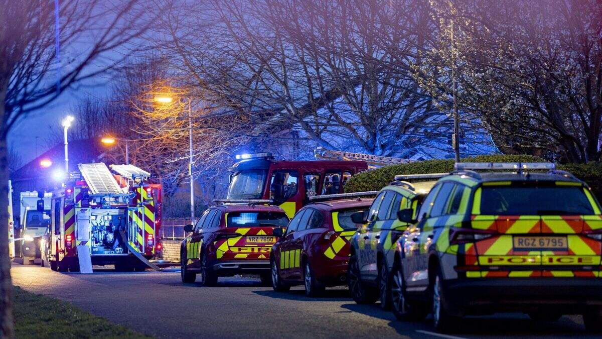 Tower Court, Ards: Residents evacuated as police attend fire in ...