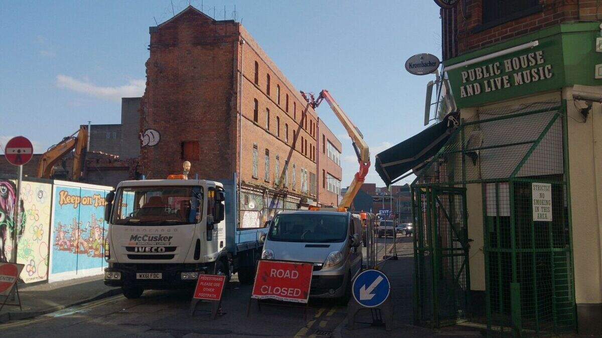 Historic Belfast buildings demolished at weekend - council under fire ...